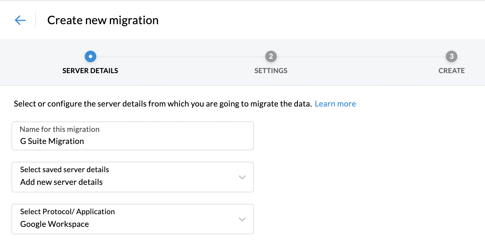 Migration from Google Workspace to Zoho Mail