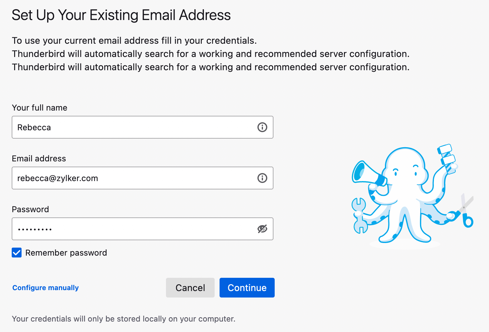IMAP and ActiveSync Configuration for Outlook using Autodiscovery - Zoho Mail