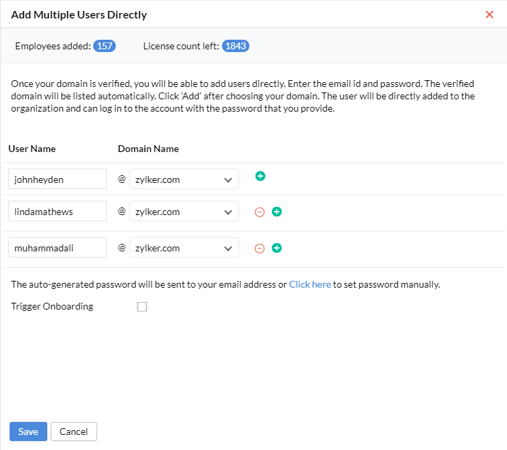 Users II Adding Users II Zoho People