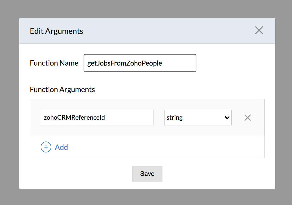 Zoho People - CRM Integration