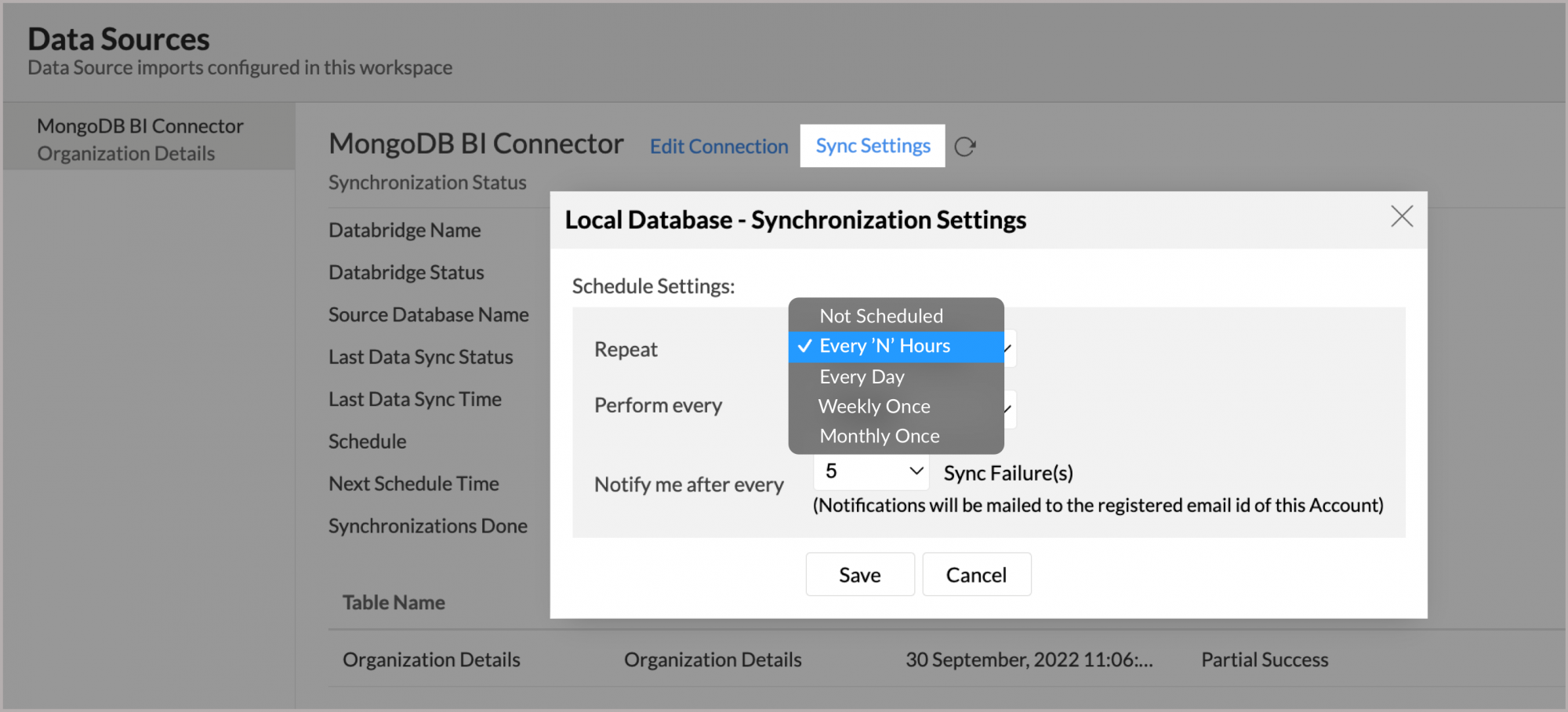 Import Data from MongoDB BI Connector l Zoho Analytics Help