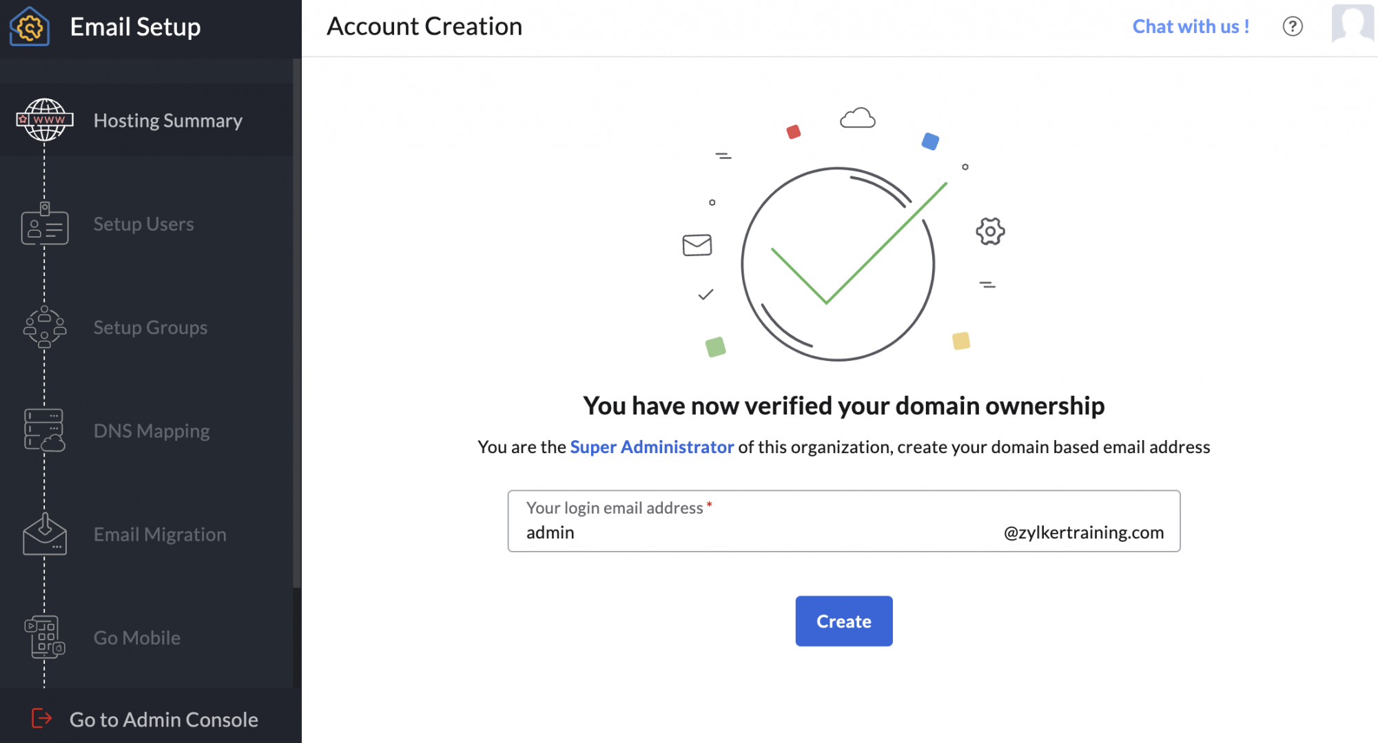 How to set up my domain with Zoho Mail?