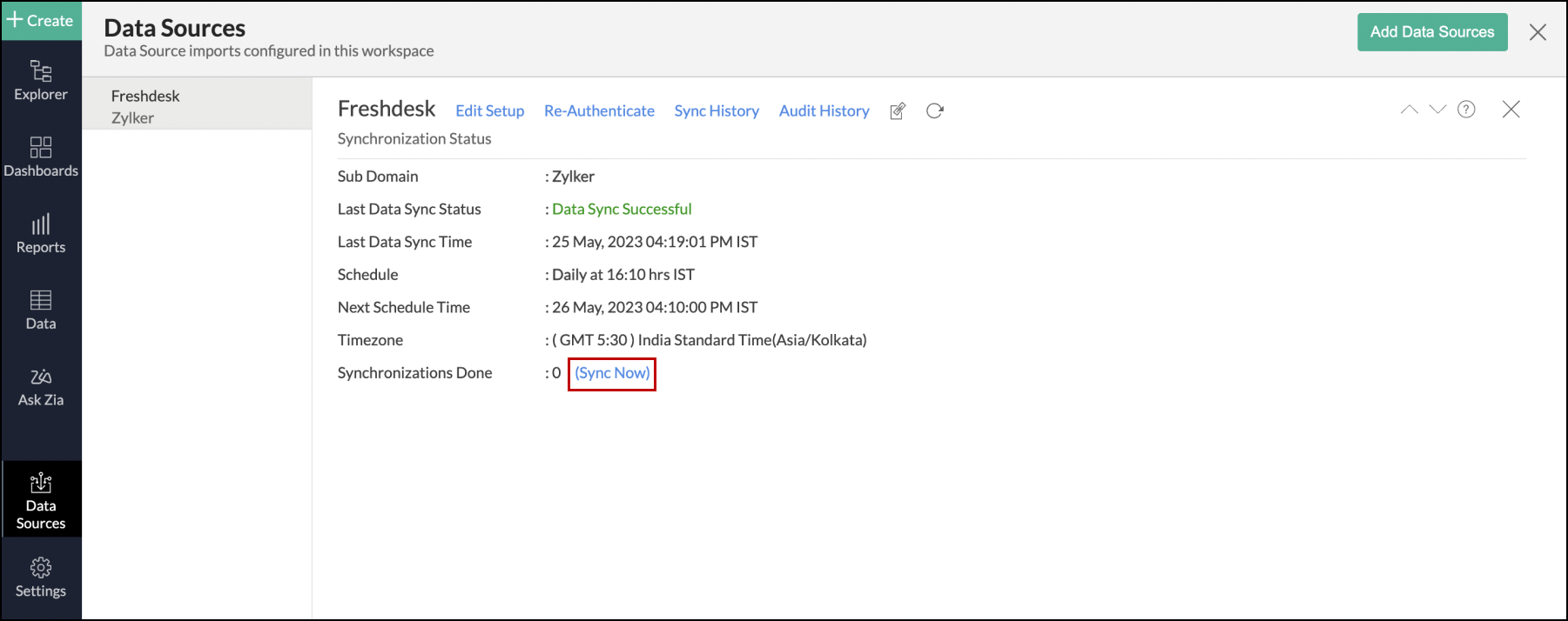 Freshdesk Integration | Analytics Plus Cloud