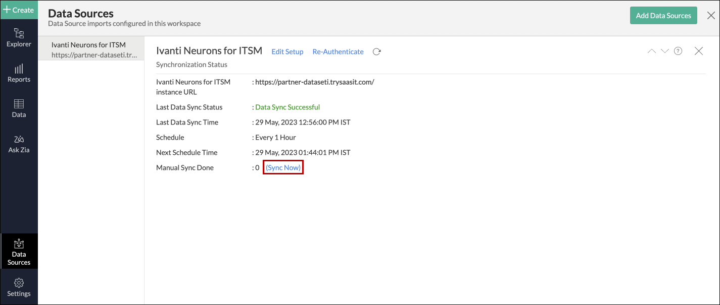 Ivanti Neurons for ITSM Integration | Analytics Plus On-Premise