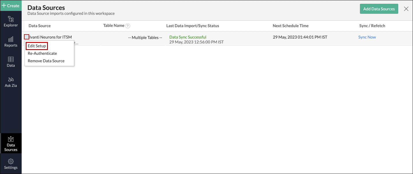 Ivanti Neurons for ITSM Integration | Analytics Plus On-Premise