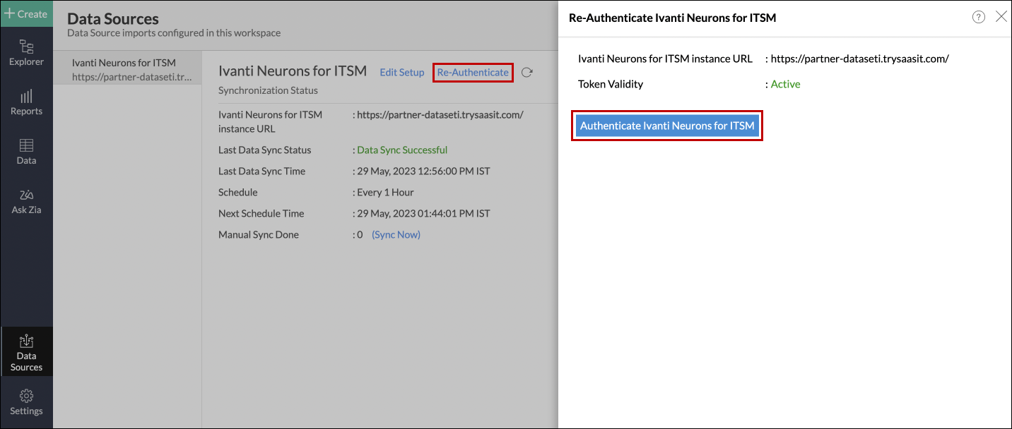 Ivanti Neurons for ITSM Integration | Analytics Plus On-Premise