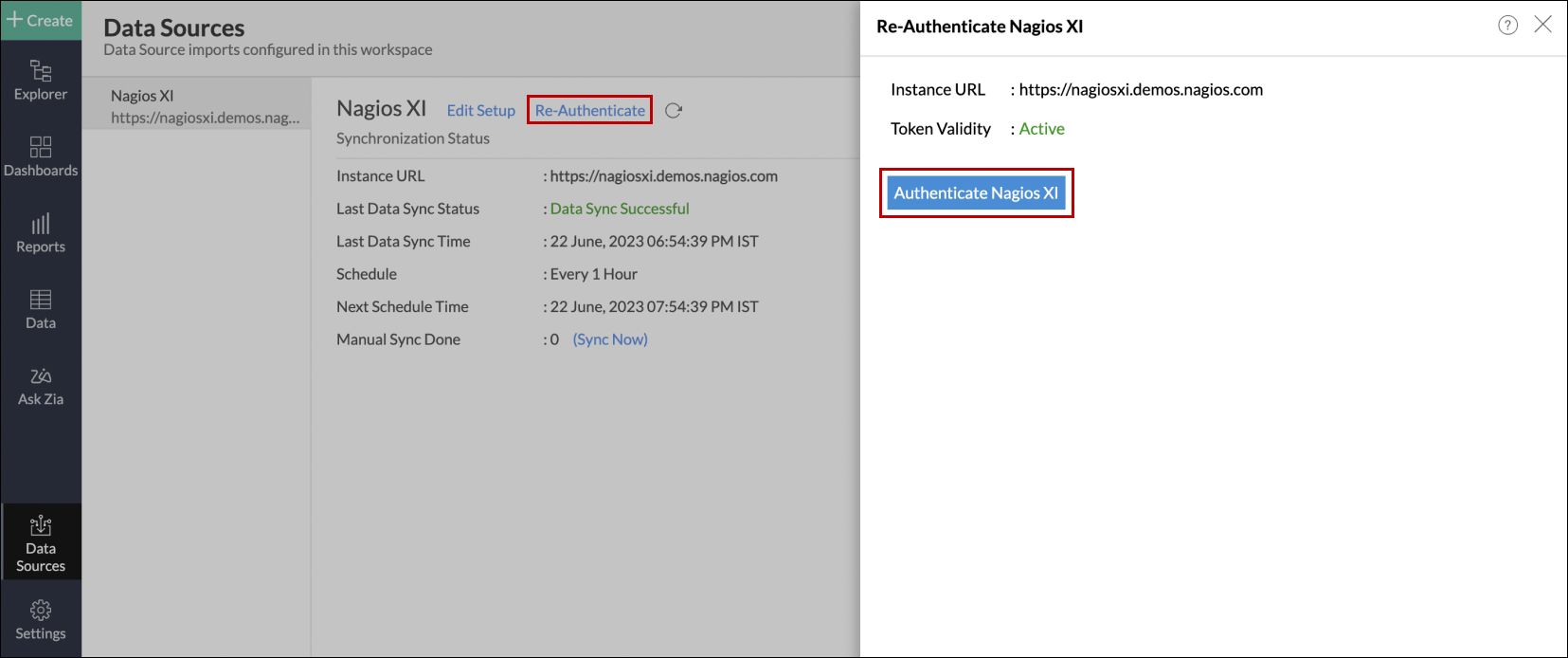 Nagios XI Integration | Analytics Plus On-Premise