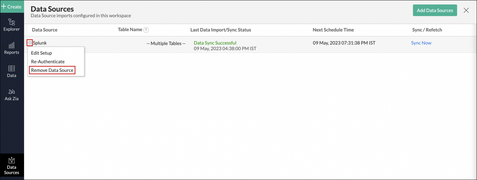 Splunk Integration | Analytics Plus