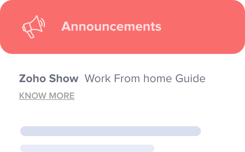 Collaborate seamlessly with the unified dashboard - Zoho Workplace Collaborate seamlessly with the unified dashboard - Zoho Workplace