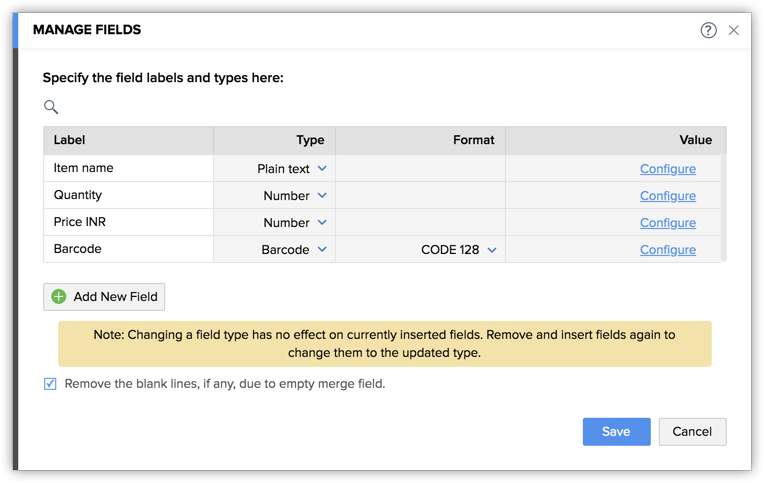 How To Setup Fields For Document Merge