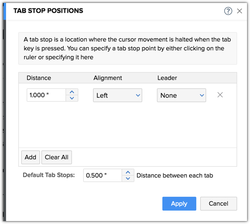 How to apply paragraph settings in Writer?