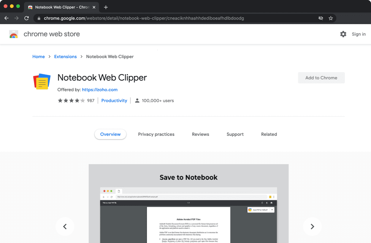 Browser Extensions for Zoho Apps