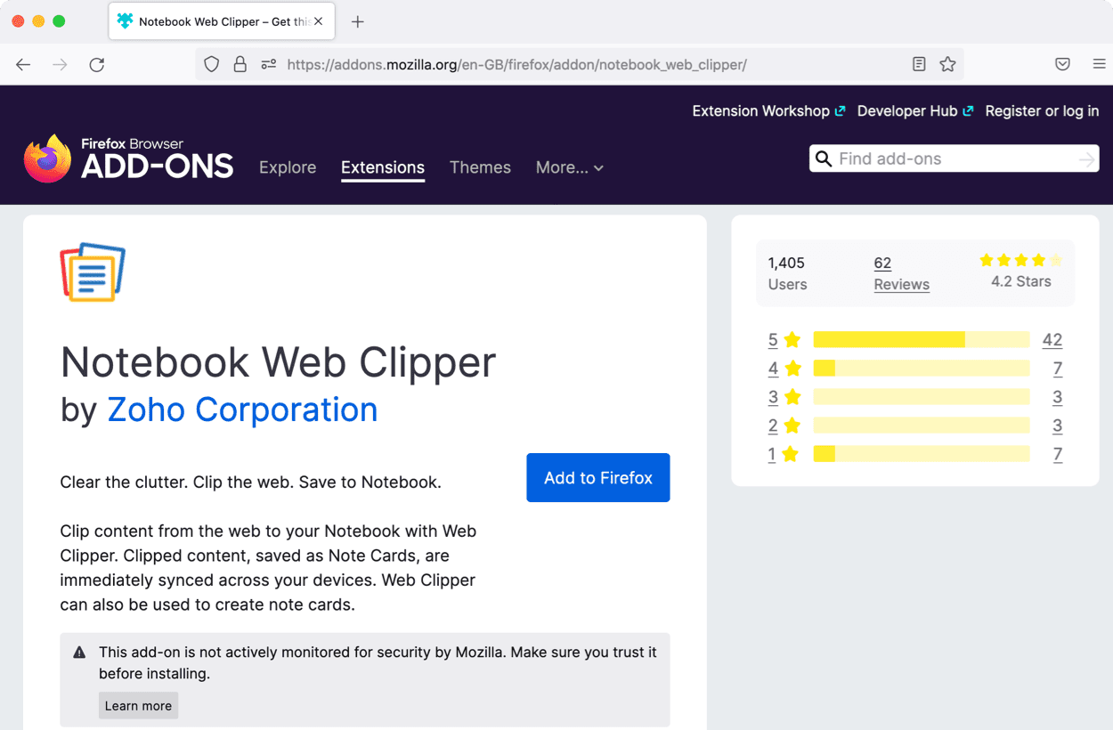 Browser Extensions for Zoho Apps