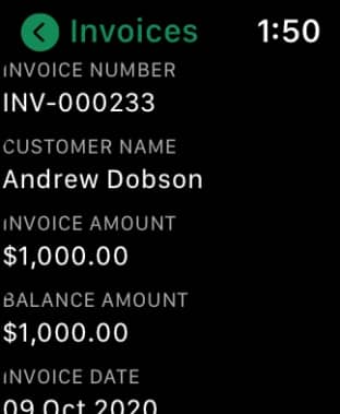 Zoho - Business Apps for your Apple Watch