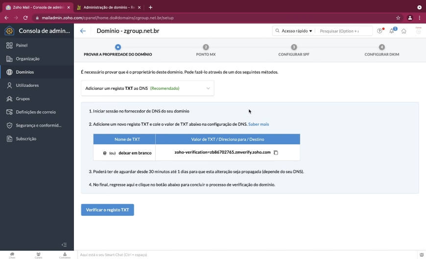 Suporte Zoho Brasil | Entre em contato