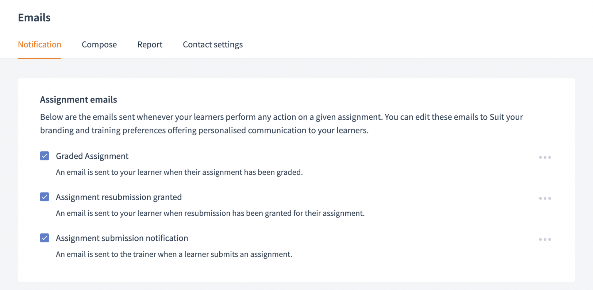 TrainerCentral | Assignments