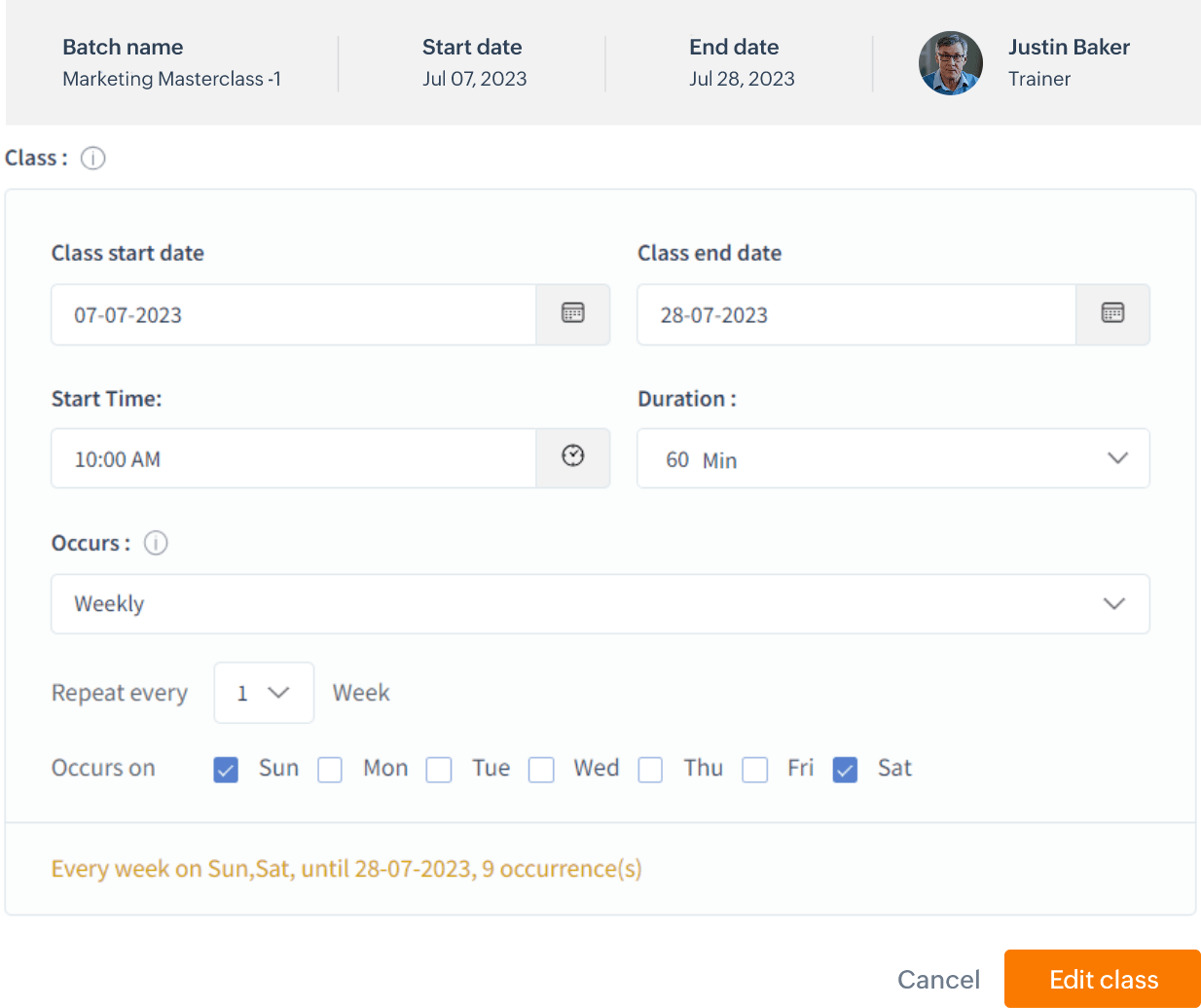 Cohort-based course builder | TrainerCentral