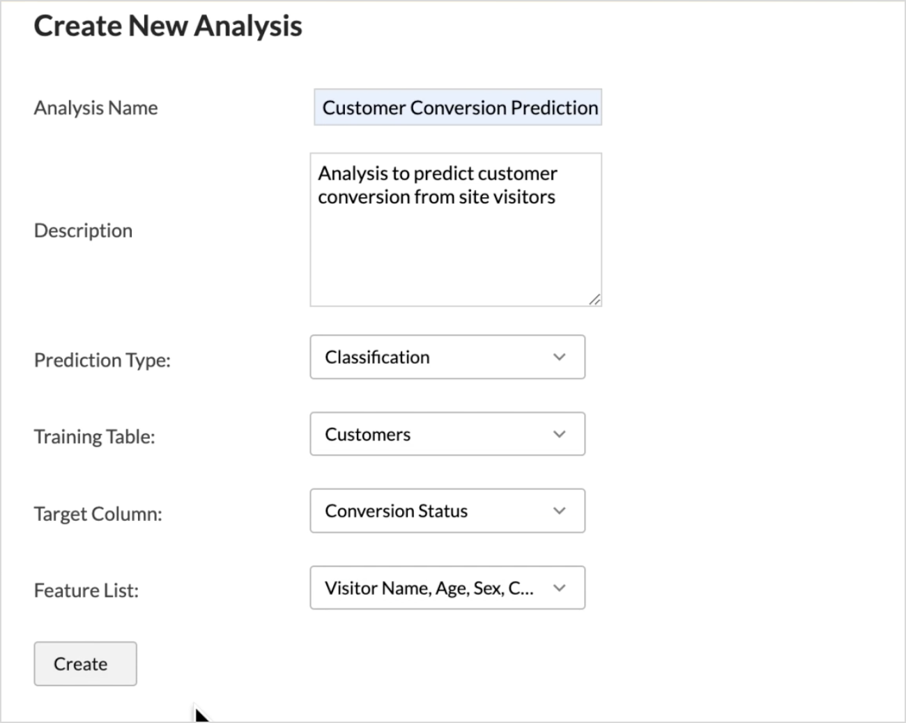 Automated Machine Learning | Zoho Analytics Help