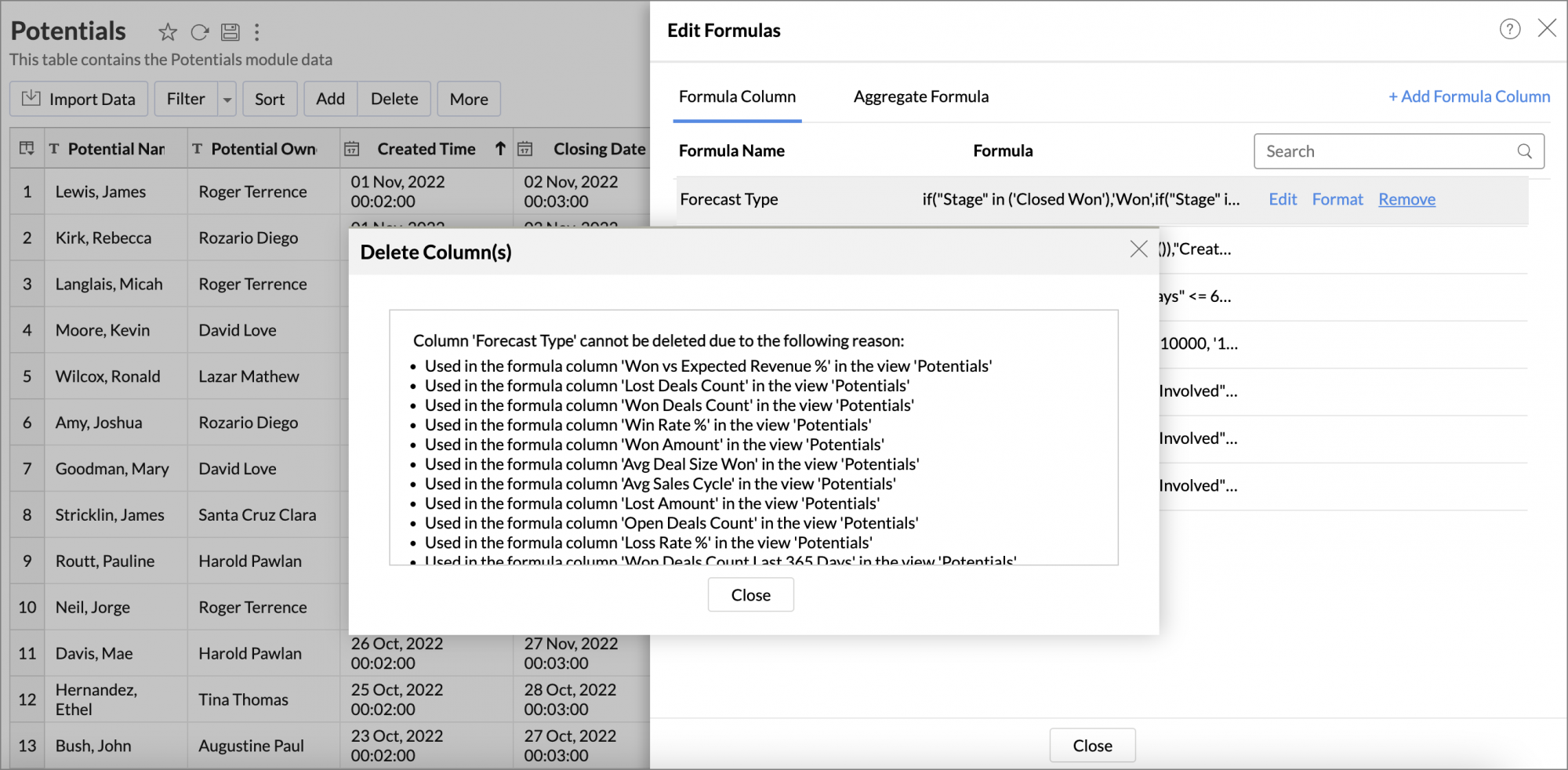 Formulas Columns l Zoho Analytics Help