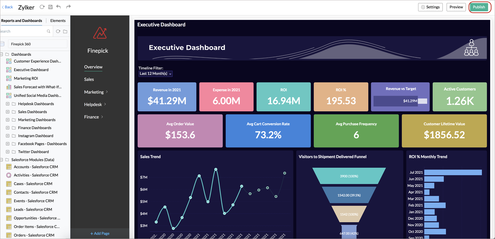 Creating Portal l Zoho Analytics Help