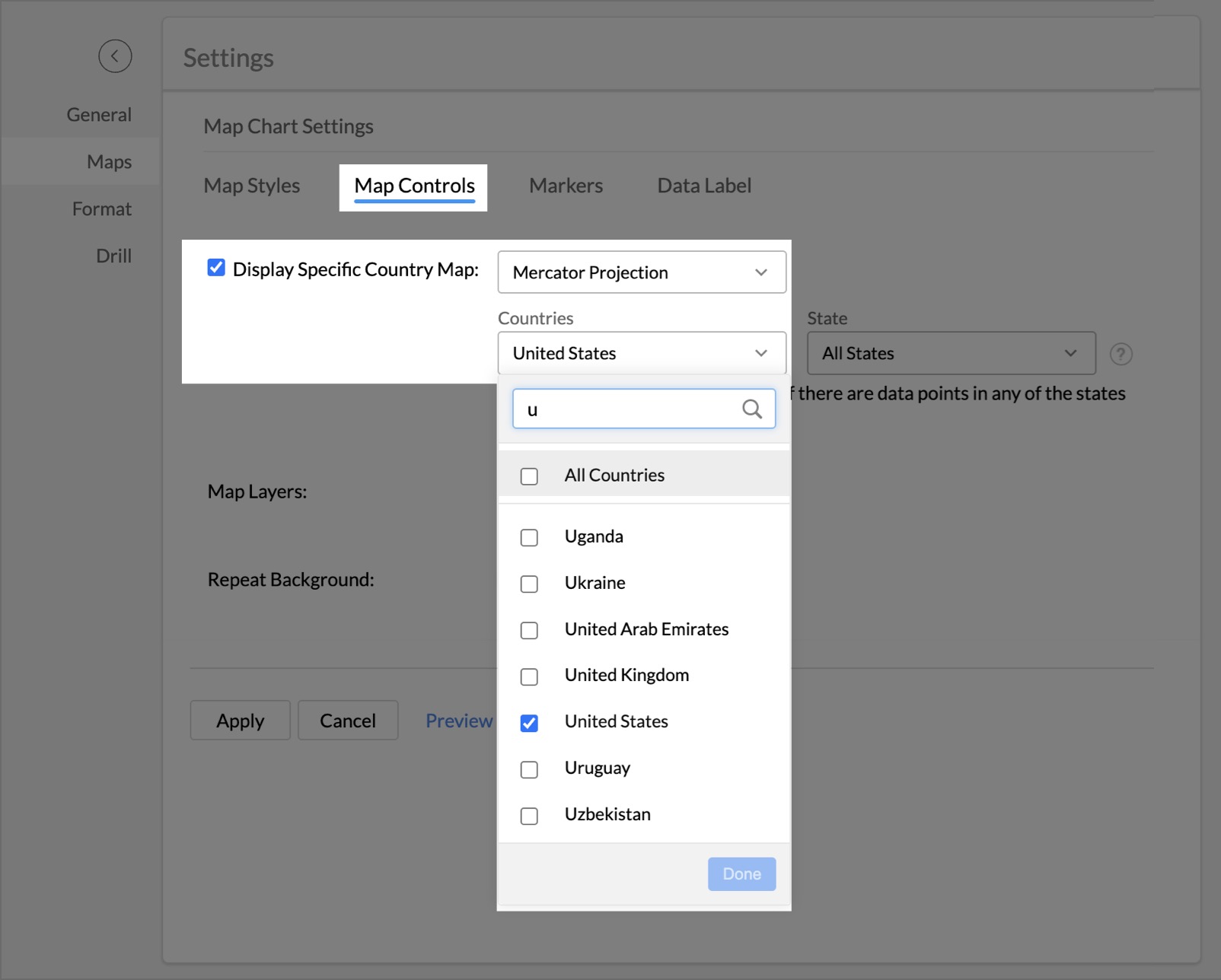Customising Geo Charts