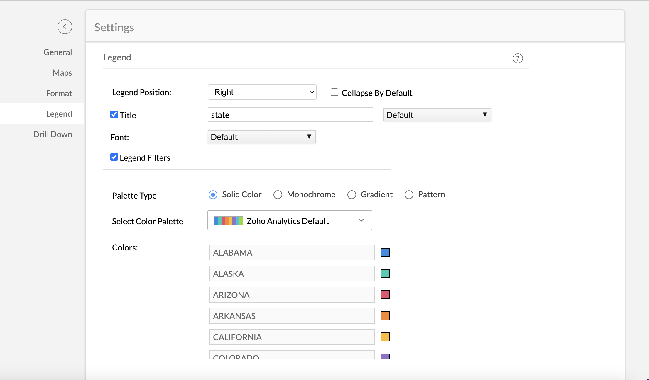 Customising Geo Charts