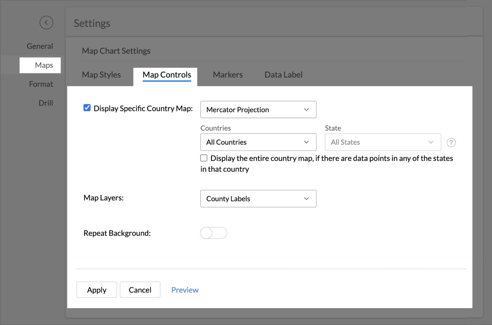 Customising Geo Charts