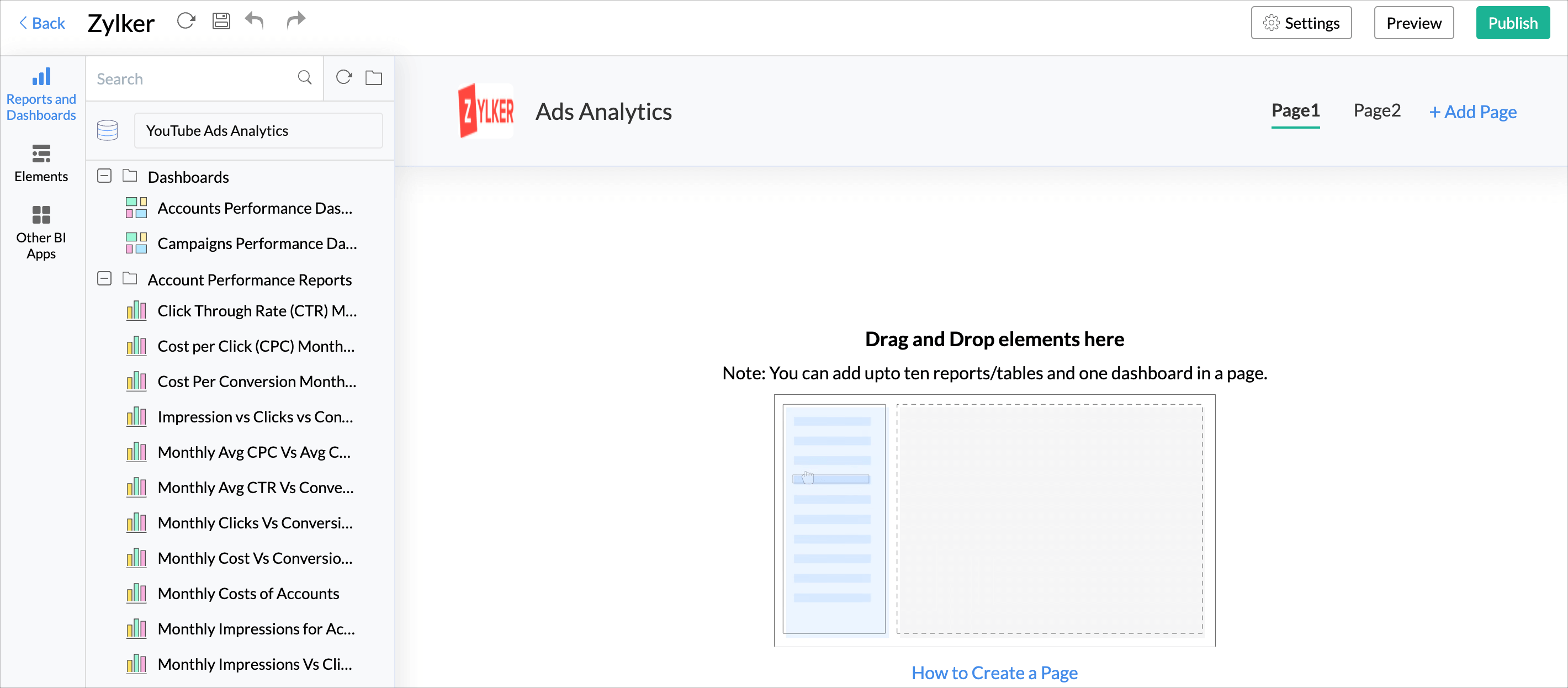Creating Portal l Zoho Analytics Help