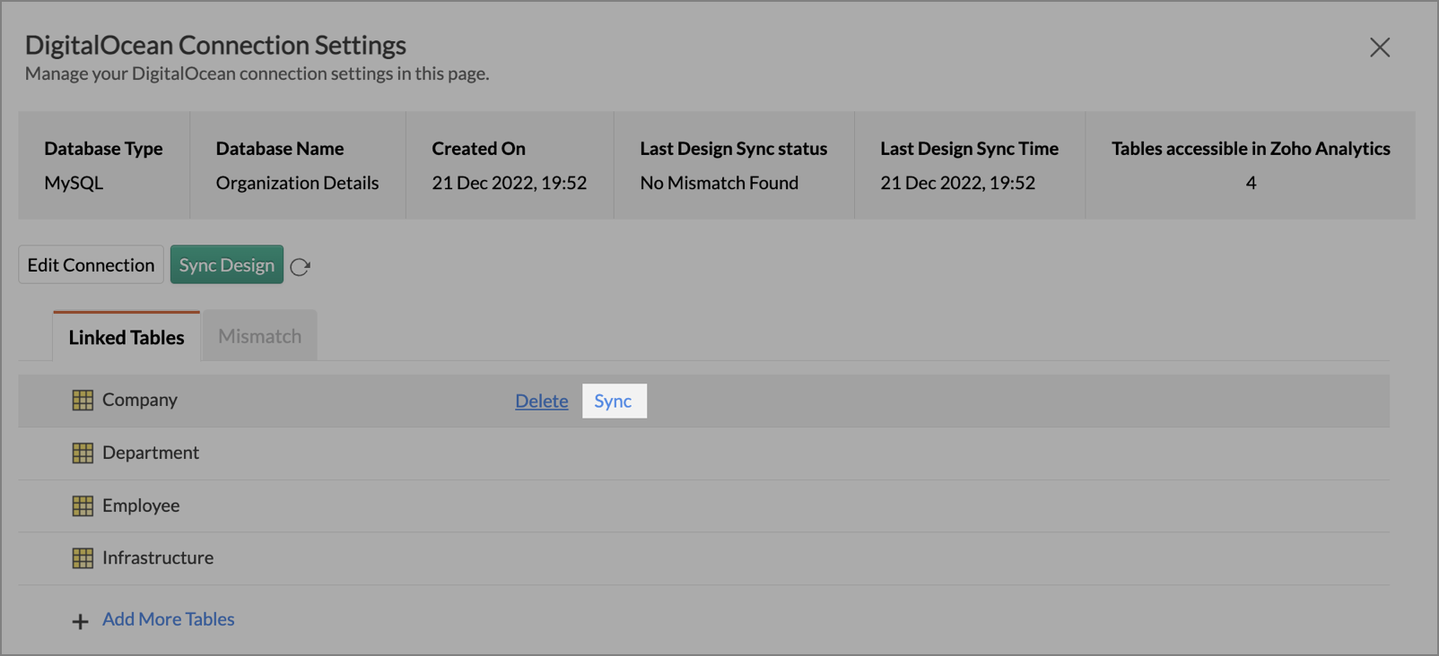 Import Data From Digitalocean Mysql