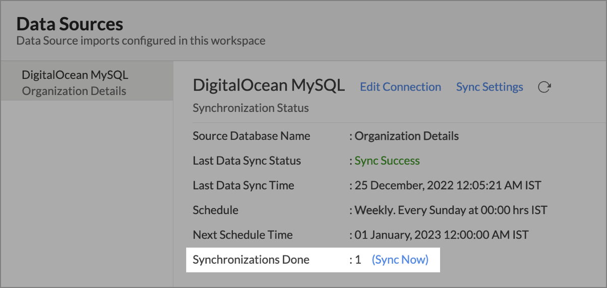 Import data from DigitalOcean MySQL