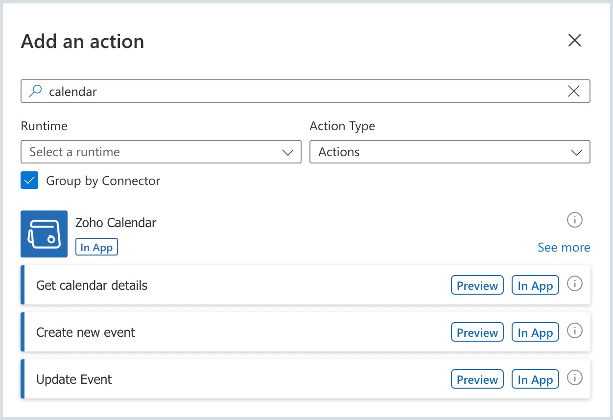 Zoho Calendar Integration in Microsoft Power Automate | Zoho Calendar Zoho Calendar Integration in Microsoft Power Automate | Zoho Calendar
