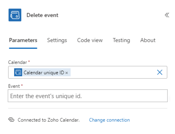 Zoho Calendar | MS Power Automate Integration Zoho Calendar | MS Power Automate Integration