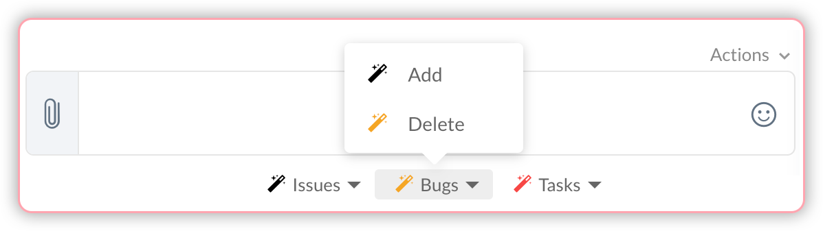 Bot Sub Actions| Cliq