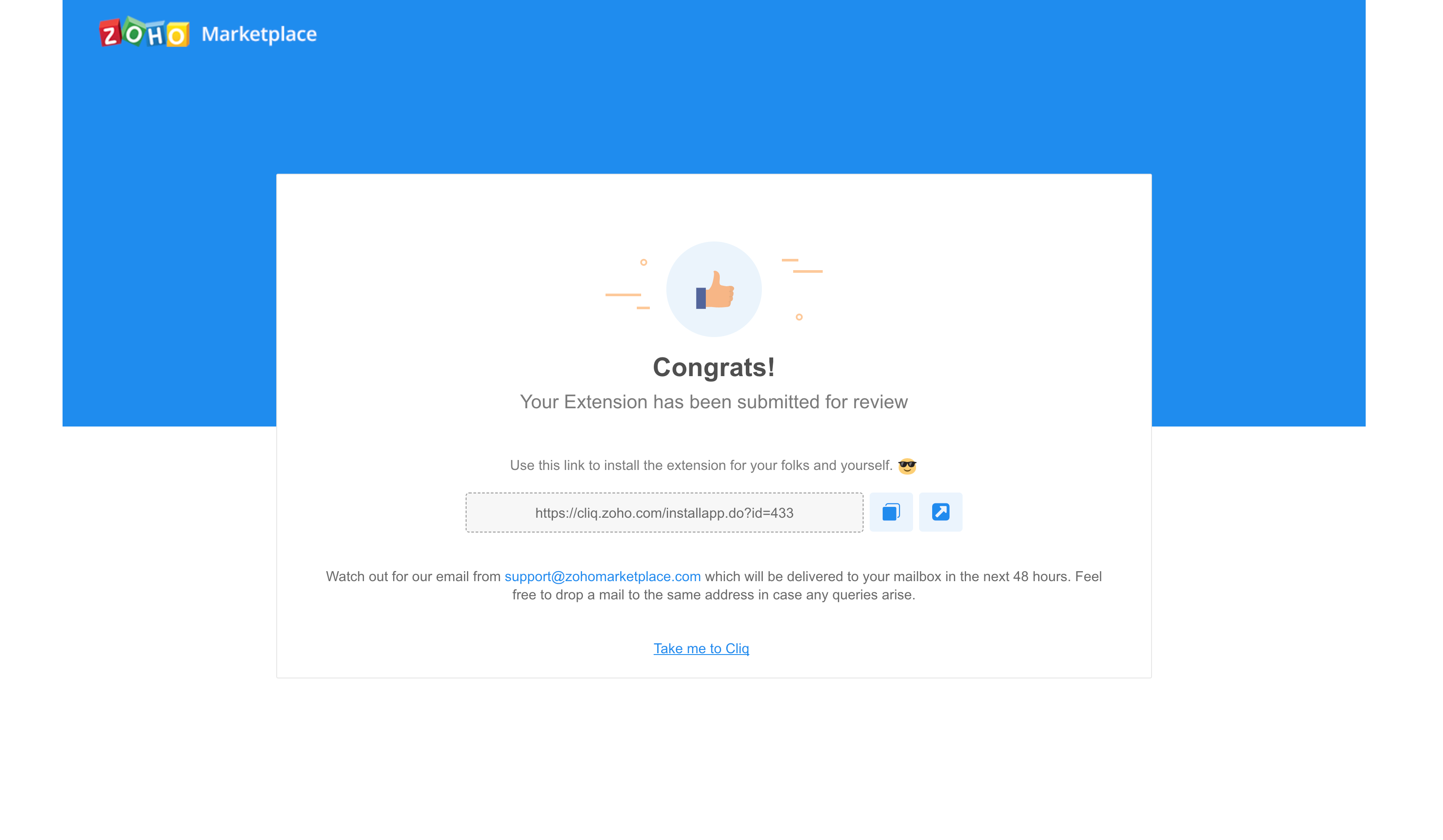 Publishing Extensions | Cliq