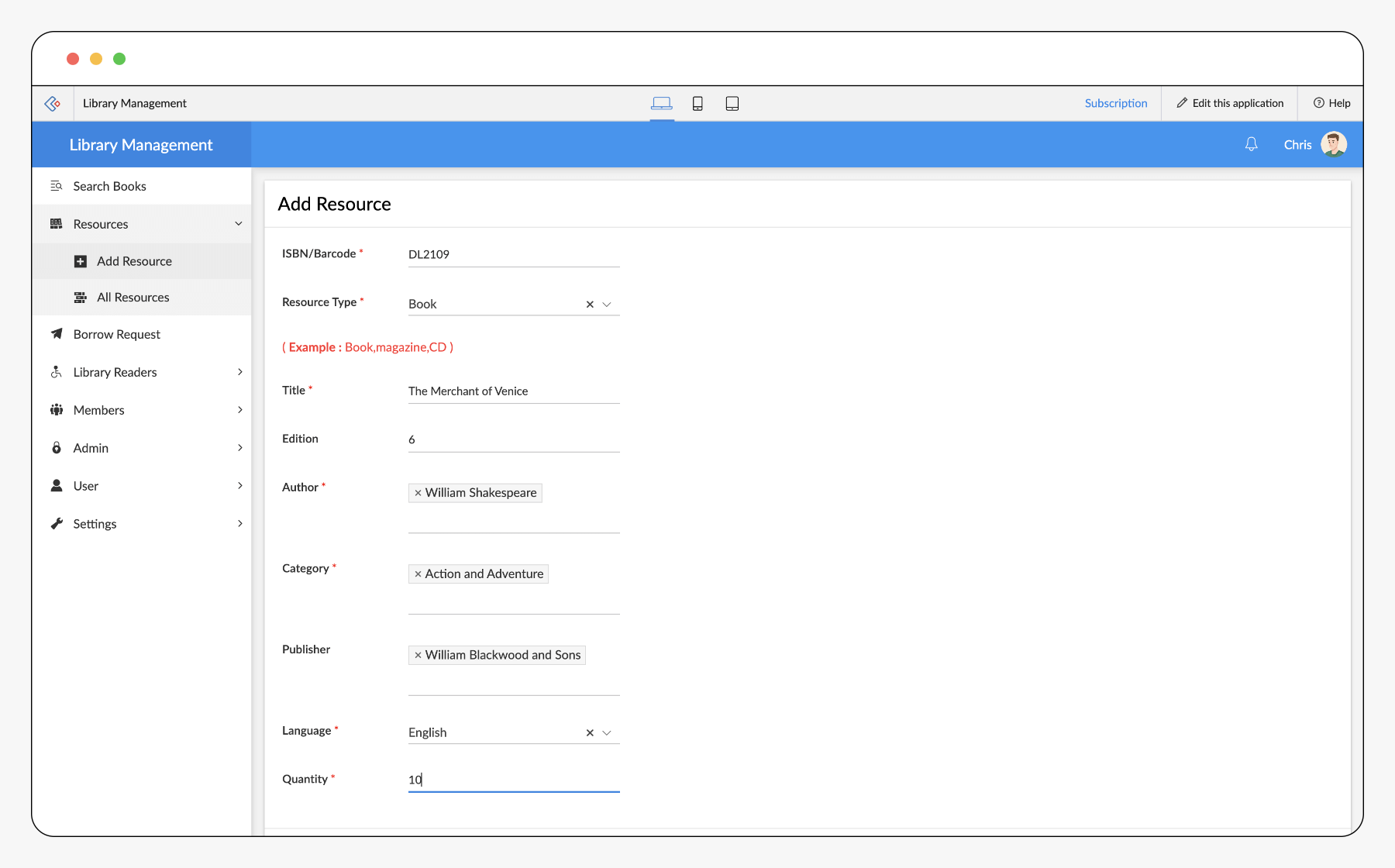 Manage Libraries