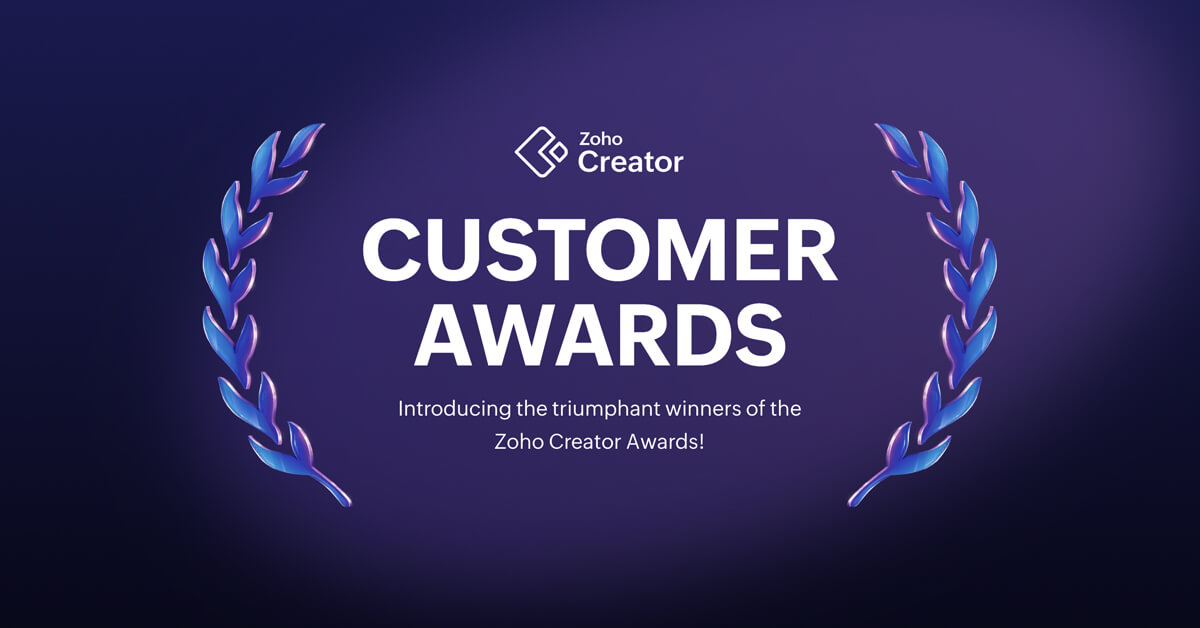 Zoho Creator Customer Awards