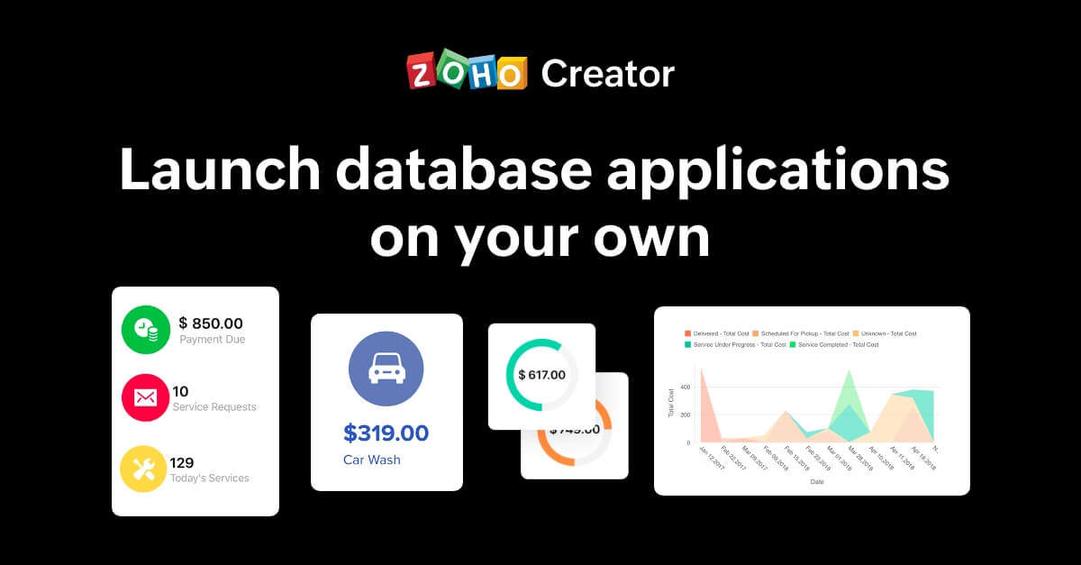 Online database applications in minutes | Zoho Creator