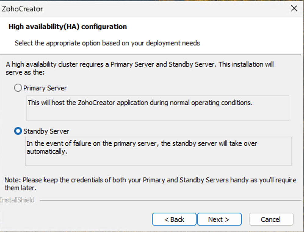 Understand High Availability | Zoho Creator On-Premise Help