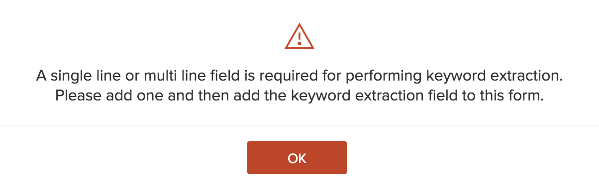 Add A Keyword Extraction Field To A Form Zoho Creator Help