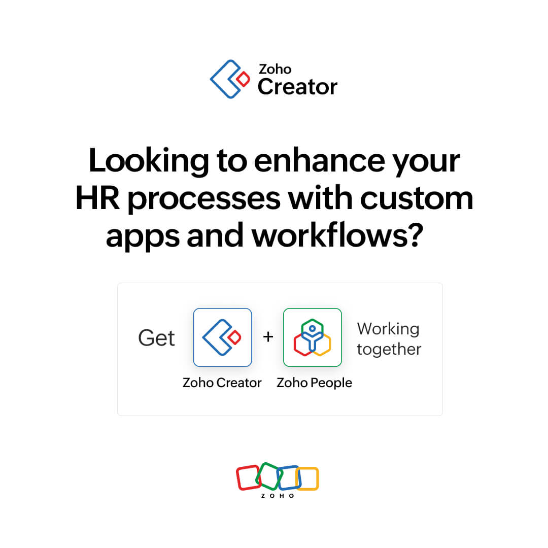Extend your HR processes with Zoho Creator & Zoho People