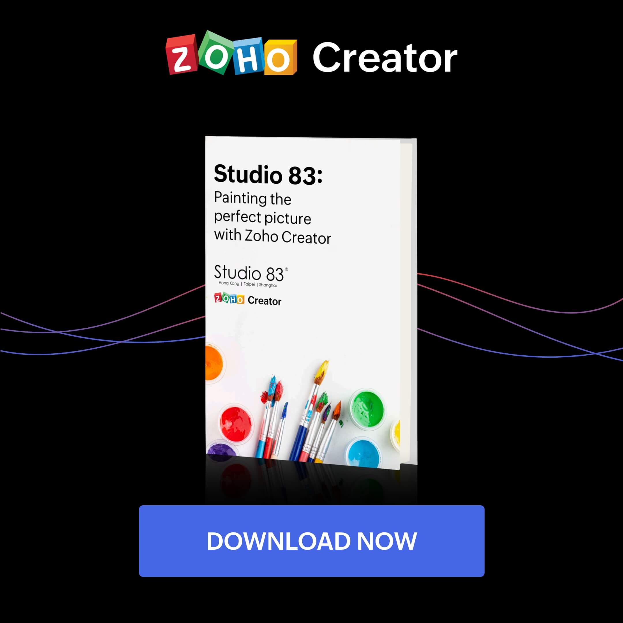 Custom software for artists | Studio 83 case study - Zoho Creator