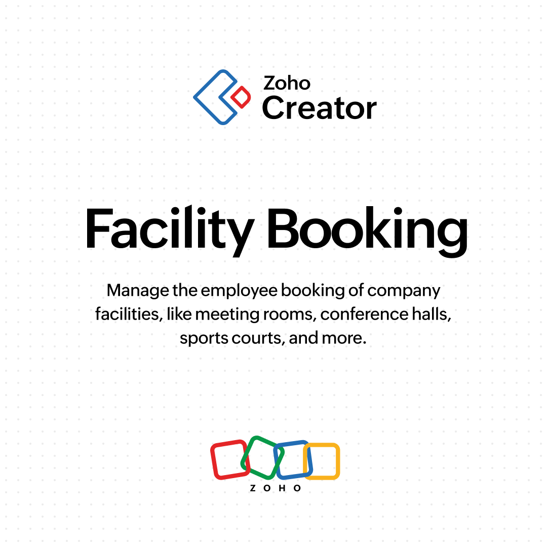 Facility Booking Software | Zoho Creator
