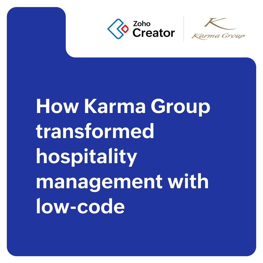 How Karma Group transformed hospitality management with low-code