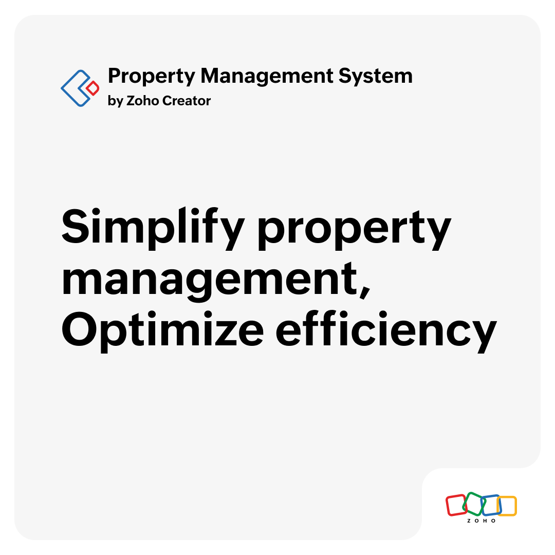 Property Management System Quote - Zoho Creator Property Management System Quote - Zoho Creator
