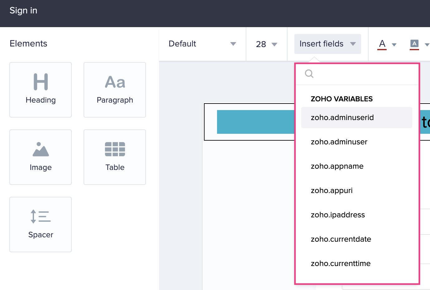 Understand how to customize Customer Portal pages| Zoho Creator Help