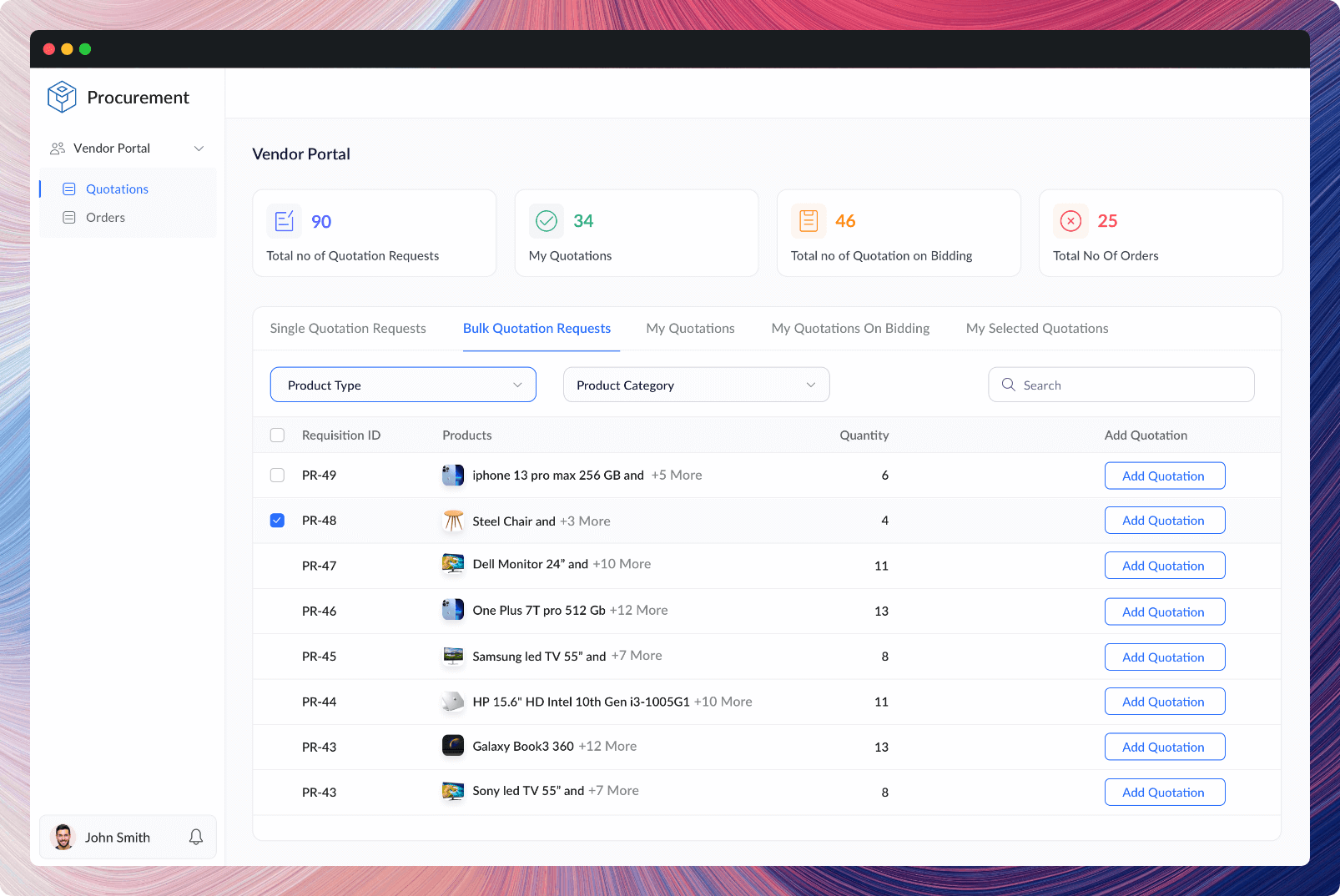 Custom e-Procurement Management Software | Powered by Zoho Creator