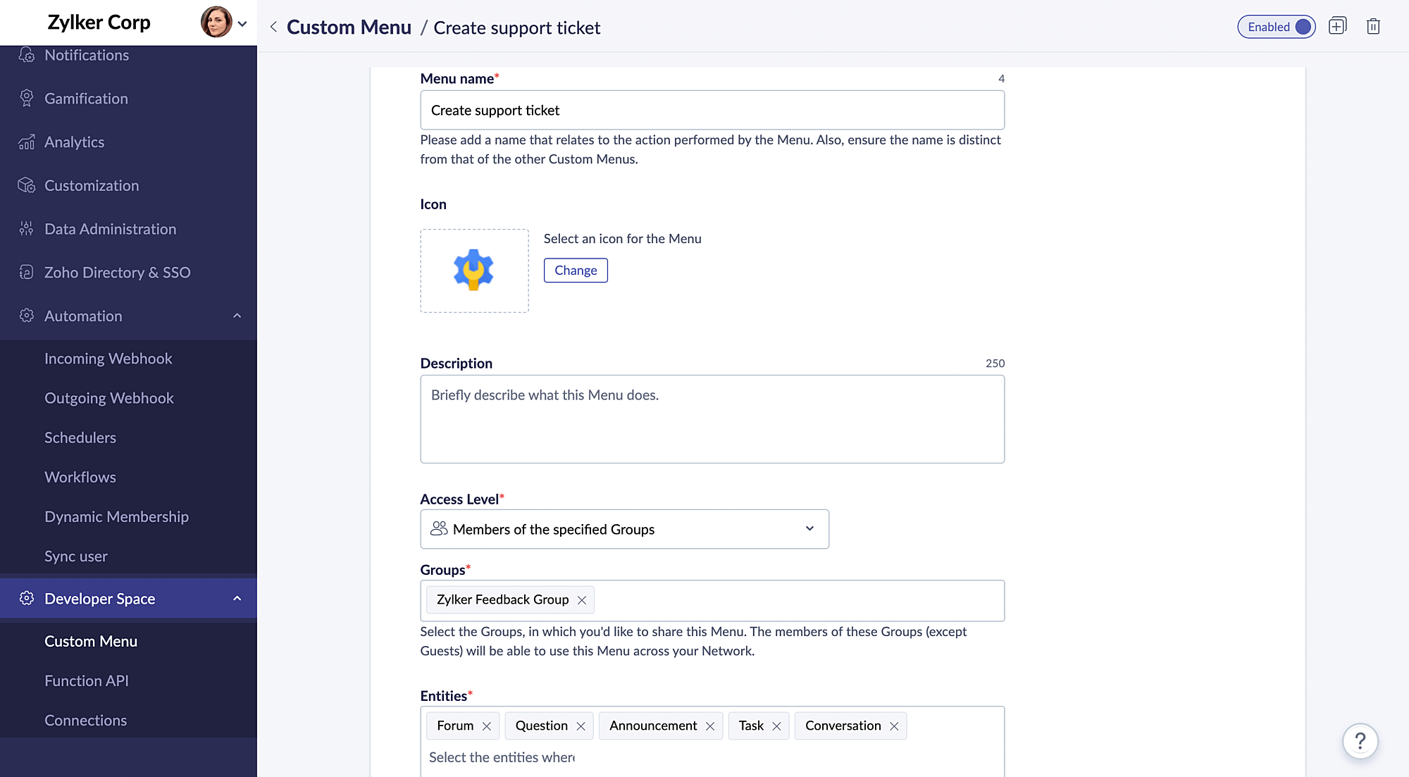 Deluge in Zoho Connect | Help - Zoho Deluge Deluge in Zoho Connect | Help - Zoho Deluge