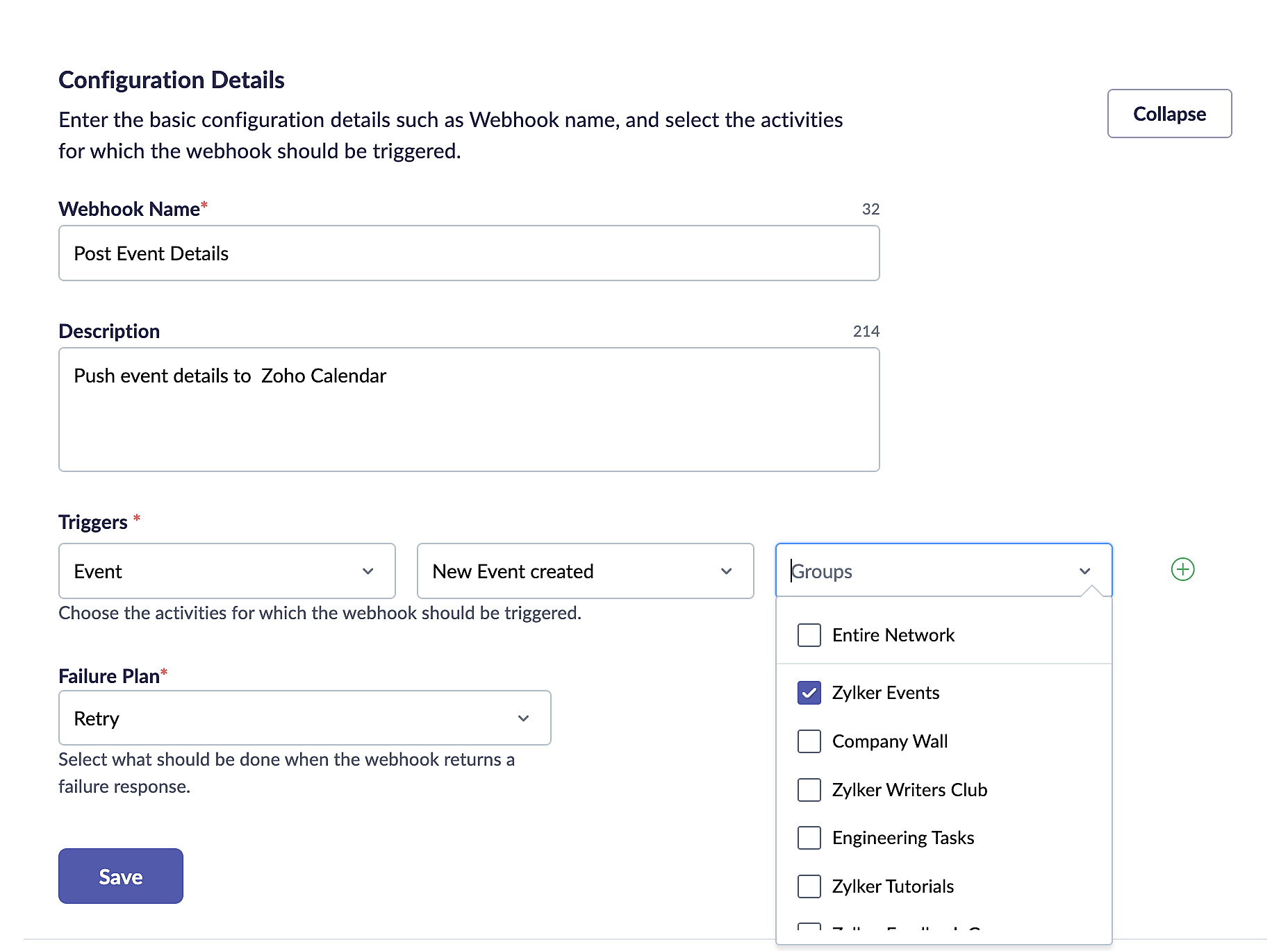Deluge in Zoho Connect | Help - Zoho Deluge Deluge in Zoho Connect | Help - Zoho Deluge