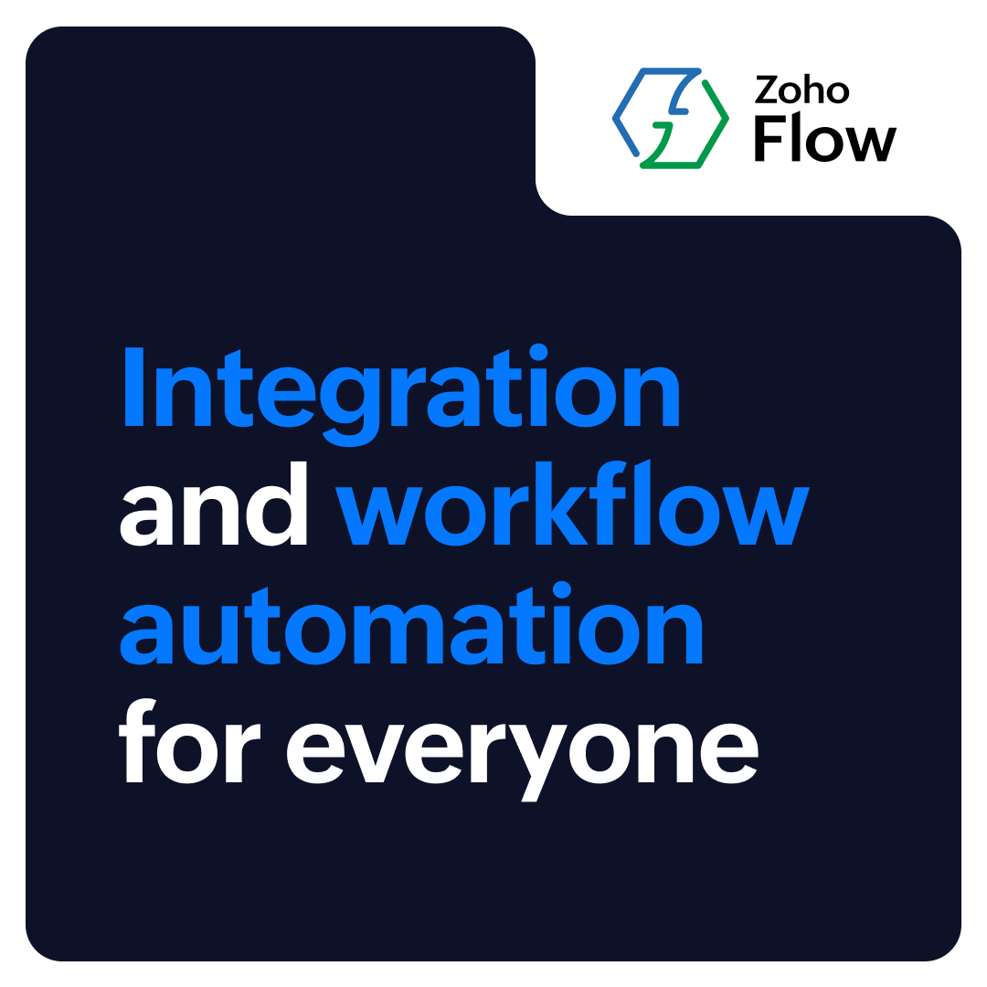 Automate your workflow with Zoho’s custom integration tool