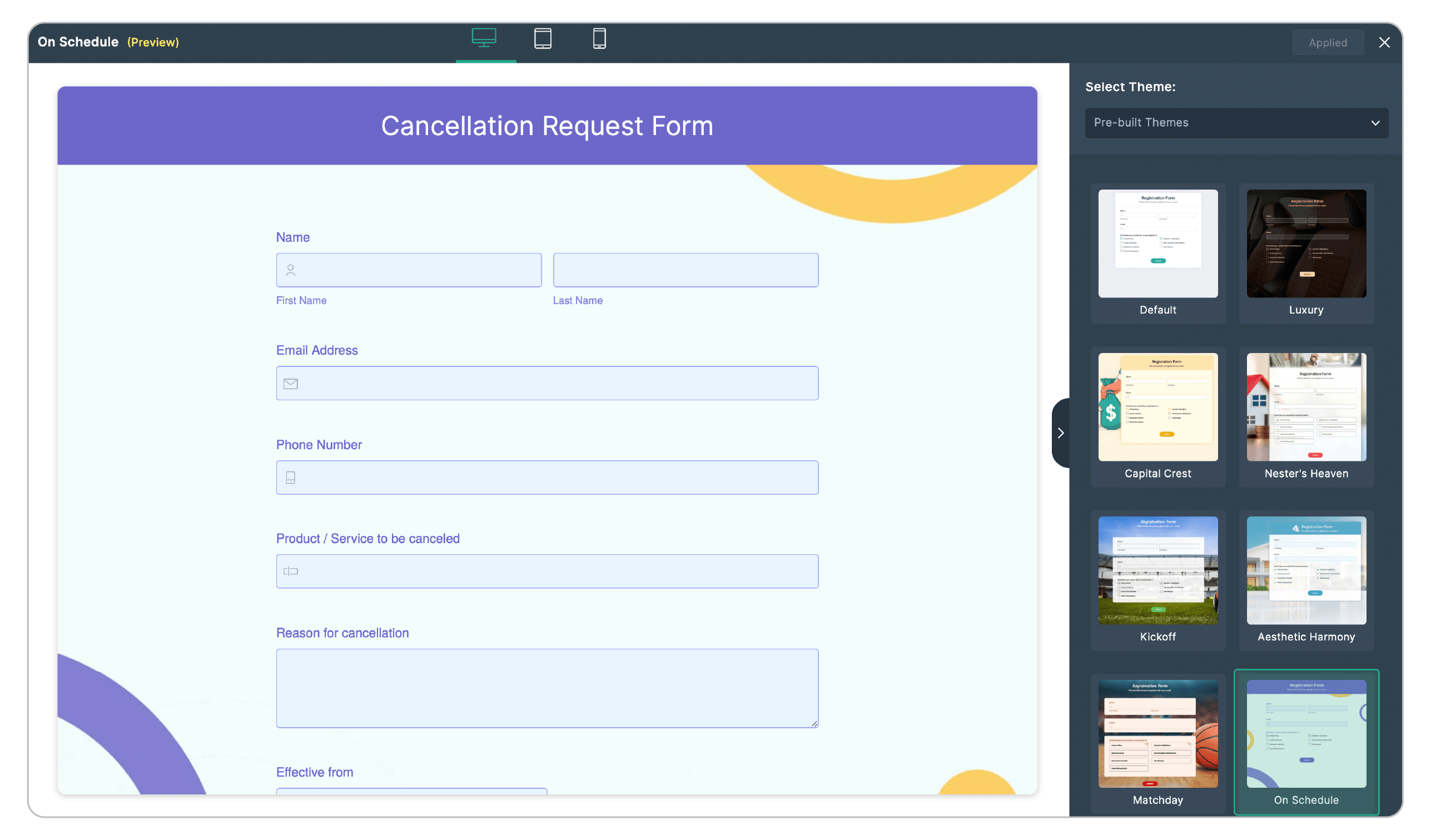 Responsive Form Builder | Create Responsive Forms - Zoho Forms